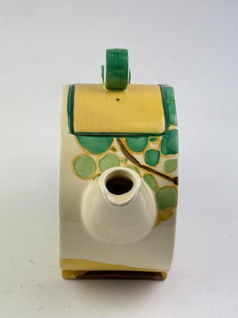 Clarice Cliff SECRETS pattern Bon Jour shape teapot. Art Deco original ...